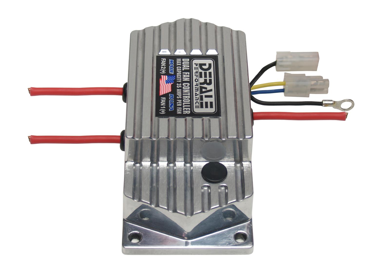 Derale 16788 High Amperage Adjustable Dual Electric Fan Controller, 15